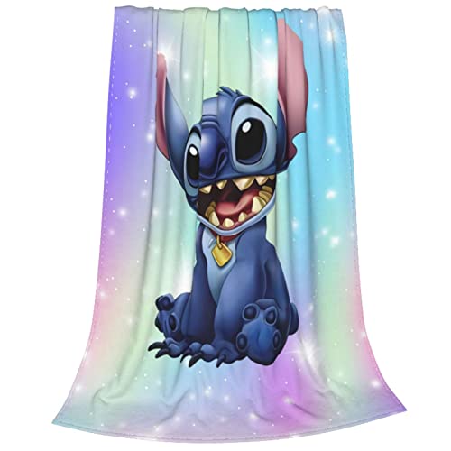 Ultra-Soft Cartoon Throw Blanket Fleece Blanket Comfortable Blankets Soft Cozy Warm Flannel Blankets for Living Room Couch Bed 80"X60"