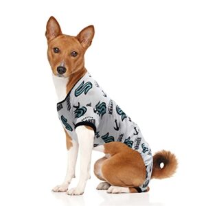 littlearth unisex-adult nhl seattle kraken pet pjs, team color, small