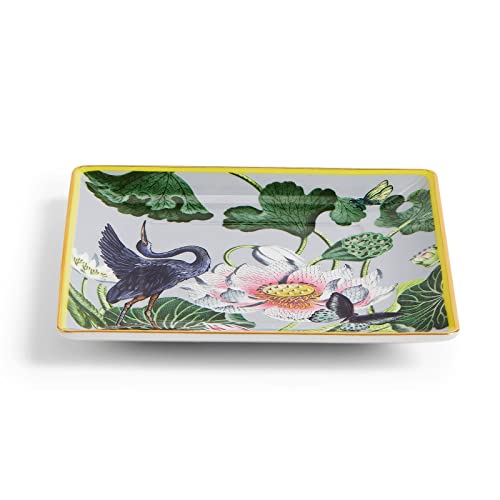 Wedgwood Wonderlust Waterlily Square Tray, 5.75", Multi