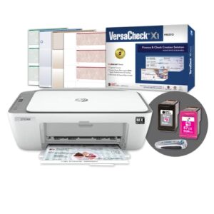 versacheck hp deskjet 2755 mxe micr all-in-one printer presto check printing software bundle