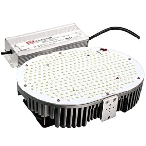 300w led retrofit kit with power supply, 40500 lm 5000k daylight shoebox led retrofit kit light (1000w mh/hid eq) e39 mogul base for parking lot lights, high bay lights ul dlc certified (300w 1-pack)