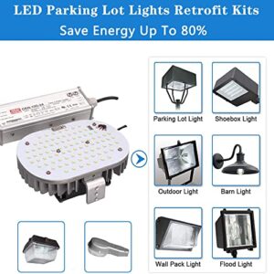 300W LED Retrofit Kit with Power Supply, 40500 LM 5000K Daylight Shoebox LED Retrofit Kit Light (1000W MH/HID Eq) E39 Mogul Base for Parking Lot Lights, High Bay Lights UL DLC Certified (300W 1-Pack)