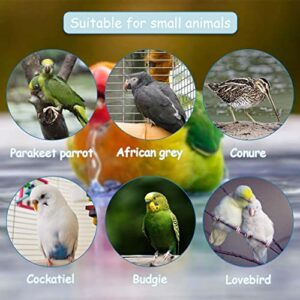 Hamiledyi Parrot Automatic Bath Tub,Pet Parrots Bathing,Bird Bathtub Parrot Shower with Faucet Multifunctional  Bath Box for Cockatiel  Parakeet  Finch Canary and Small Medium Birds  