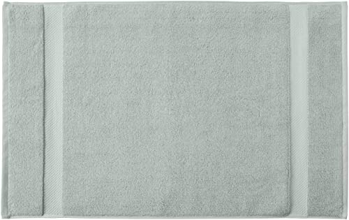 Amazon Aware 100% Organic Cotton Bathroom Bath Mat, Sage Green, 31" L x 20" W