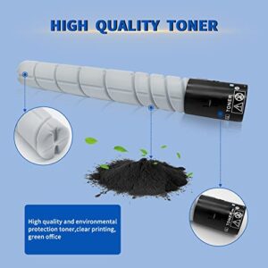 EXMIATOV TN516 Toner Cartridge,TN516 TN515 TN514 TN513 TN512 TN326 TN324 Black Toner Cartridge Compatible with Konica Minolta Bizhub 458E 558E 658E 308E 368E 454E 554E,Yield 29K Pages-HD Printing