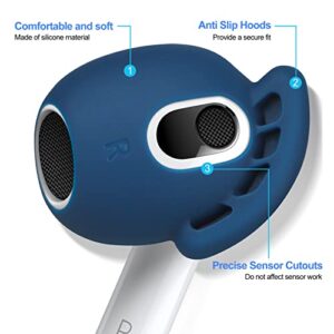 JAKPAK for AirPods 3 Ear Covers Protective Anti Scratch AirPods 3 Eartips Covers Soft Silicone AirPods 3 Accessories, Anti-Slip Dustproof Shockproof Ear Cover Compatible with AirPods 3rd Gen Blue