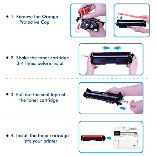 94A CF294A High Yield 2 Pack Toner Cartridge Compatible Replacement for HP LaserJet Pro MFP M148DW M148FDW M118DW M149FDW M148 M118 M149 Printer Black