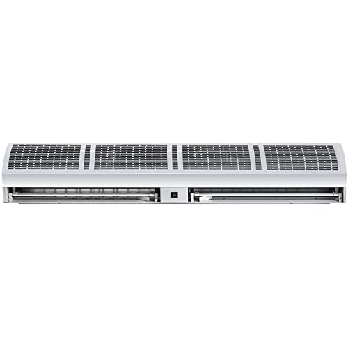 VEVOR 59 Inch Speeds 2285/2515 CFM Commercial Indoor Air Curtain for Doors with 2 Switches, 110V Unheated, White