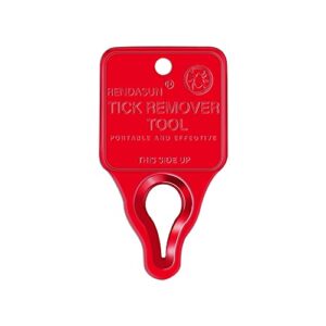 tick remover tool, tick removal tool suitable for pets, animals, and humans, quick, safe, reliable, and highly essential tick remover tool for portable outdoor living, 1 pack (red)