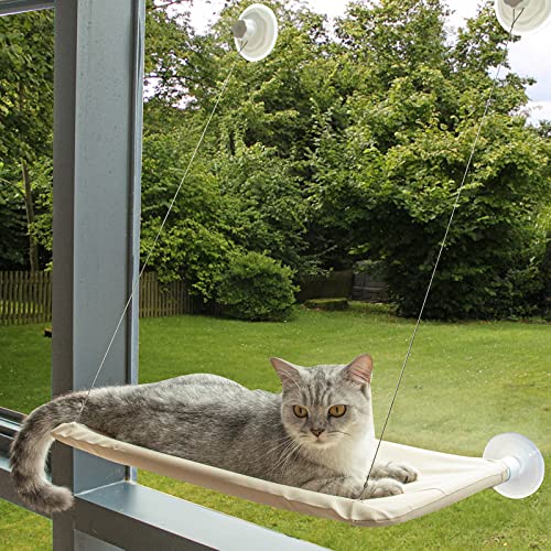 Cat Window Perch, Cat Window Hammock, Window Perch for Cats Inside Up to 50lbs