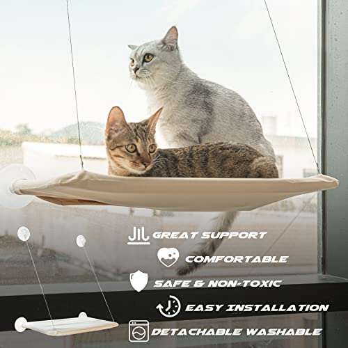 Cat Window Perch, Cat Window Hammock, Window Perch for Cats Inside Up to 50lbs