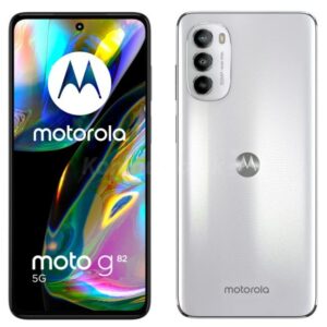 motorola moto g82 dual sim 128gb rom + 6gb ram (gsm only | no cdma) factory unlocked 5g smartphone (white lily) - international version