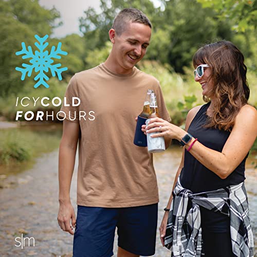 Simple Modern Beer Bottle Cooler | Insulated Stainless Steel Drink Sleeve Holder | Insulate Soda, Sparkling Water, Standard 12oz Bottles | Gift Women Her | Ranger Collection | Bottle | Midnight Black