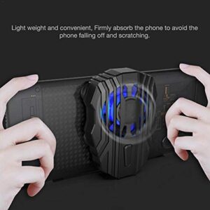 TOTOU Mobile Phone Cooler for Silent Phone Radiator PUBG Controller Handle LED Light Cooling Fan