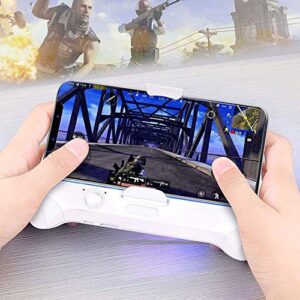 TOTOU Multifunctional Game Handle Dual Fan Cooling Bracket Mobile Phone Radiator Comfortable Handle. (Color : A)