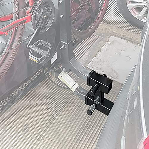 WeiSen Dual Receiver Extender Adjustable Towing Hitch Extension Compatible with 2 inch Square Receivers Hitch Tube, 15 inch Overall Length, Use 5/8" Hitch Pin or Lock (NOT Include)