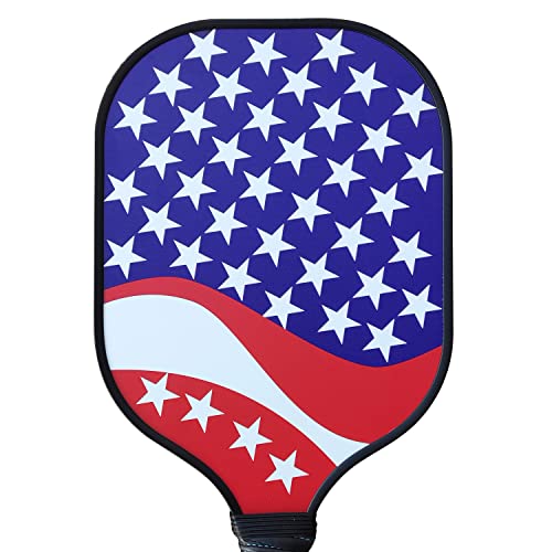 Carbon Fiber Pickleball Set with Net, Pickleball Set Include 4 Carbon Fiber Paddles, 22ft UV-Resistant PE Pickleball Net and Anti-Rust Frame, 6 Pickleballs, 2 Portable Carry Bags, 2 Cooling Towels