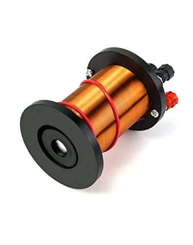 QWORK Demonstration Induction Coil with Primary Coil, Secondary Coil and Soft Iron Core Cylindrical Magnet for Physics Teaching, 2 Set