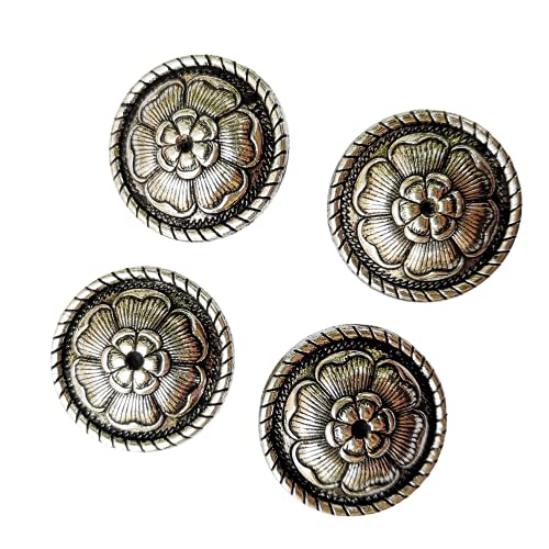 Berry Conchos with Screws Back Rhinestone Horse Saddle