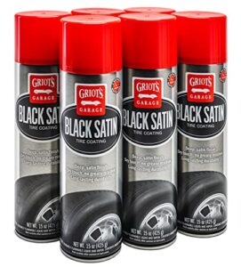 griot's garage black satin tire coating 15oz (6 pack)