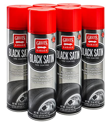 Griot's Garage Black Satin Tire Coating 15oz (6 Pack)