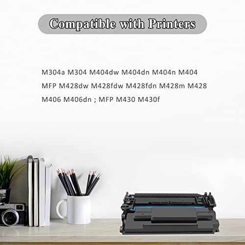 TOPRINT【with Chip Compatible Toner Cartridge 58X CF258X（58A CF258A） High Capacity 10000 Pages for HP M304a M404dw M404dn M404n M428dw M428fdw M428fdn M428m M406dn M430f M304 M404 M428 M406 M430