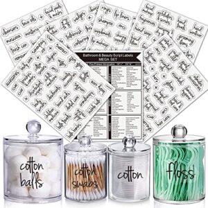 bathroom labels the home edit labels bathroom labels for containers organization stickers 149 pcs word bath, beauty & makeup preprinted stickers waterproof decals