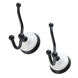 kingston brass bak1117mb victorian 2-piece robe hook, matte black