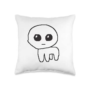 autism memes tbh creature meme throw pillow, 16x16, multicolor