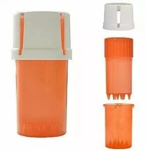 Medtainer Storage Container Orange/White