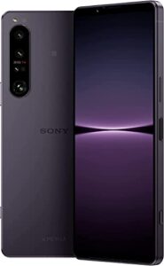 sony xperia 1 iv xq-ct72 5g dual 512gb 12gb ram factory unlocked (gsm only | no cdma - not compatible with verizon/sprint) – purple