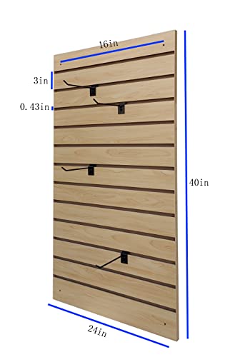 FixtureDisplays® Slatwall Panel Retail Store Display Garage Tool Organizer Cloth Literature 24X40" 11709-1-CLASSIC-NPF