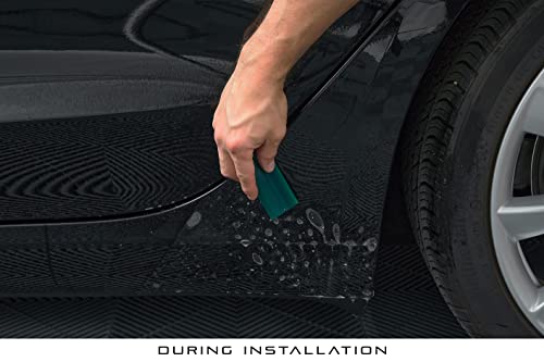 Crystal Shield 2017 - 2023 Tesla Model 3 Rear Rocker Paint Protection Film Kit 8 Mil Thick PPF Clear - Squeegee & Install Gel Accessories Included 10 Year Warranty