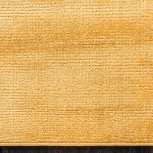 Rugs.com Soho Collection Rug – 10' x 13' Gold Low Rug Perfect for Living Rooms, Large Dining Rooms, Open Floorplans