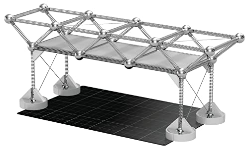 Mola Structural Kit 2 | Magnetic Modular Kit for Engineering and Architecture Education | 145 Pieces + Practical Guide