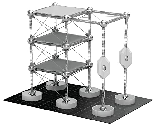 Mola Structural Kit 2 | Magnetic Modular Kit for Engineering and Architecture Education | 145 Pieces + Practical Guide