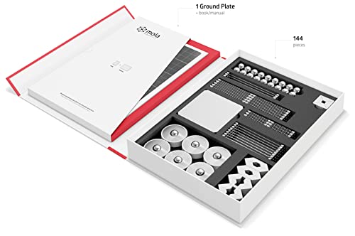 Mola Structural Kit 2 | Magnetic Modular Kit for Engineering and Architecture Education | 145 Pieces + Practical Guide