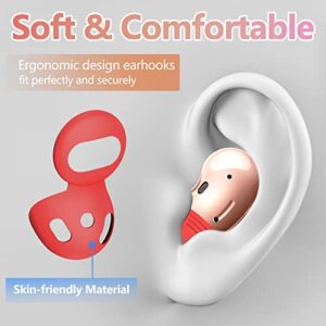 Ear Tips for Galaxy Buds Live, [8 Pairs] Eartips Accessories Compatible with Samsung Galaxy Bud Live Anti-Slip Sound Leakproof Ear Tip Silicone Cover Wing (Red)