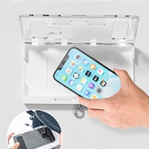 Phone Lock Box, Cell Phone Jail Box to Help Kids/Students Prevent Phone Addiction, Phone Locker, Phone Self Control Boxes for iPhone 14/13 pro/Sumsung/Google