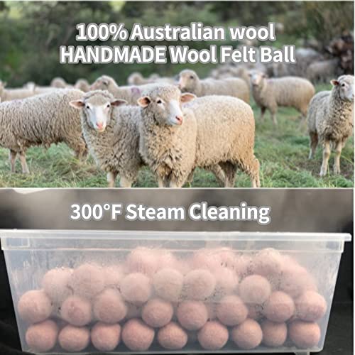 [Kitteney] 100% Australian Wool Felt Ball Toys for Cats and Kittens Handmade Colorful Cat Wool Ball Set 15 pcs