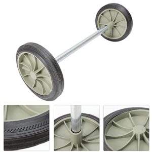 1 Set Trash Garbage bin Wheels Replacement Can Replacement Wheels Garbage Bin Wheel Wastebasket Pulley Wheel Replacement Parts 18*2.5CM/7*0.98in