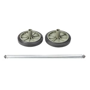 1 Set Trash Garbage bin Wheels Replacement Can Replacement Wheels Garbage Bin Wheel Wastebasket Pulley Wheel Replacement Parts 18*2.5CM/7*0.98in