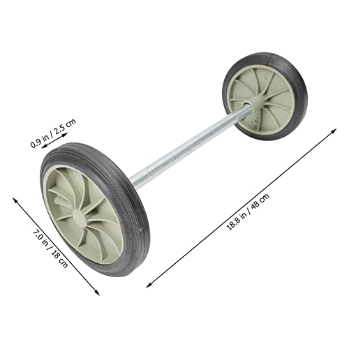 1 Set Trash Garbage bin Wheels Replacement Can Replacement Wheels Garbage Bin Wheel Wastebasket Pulley Wheel Replacement Parts 18*2.5CM/7*0.98in