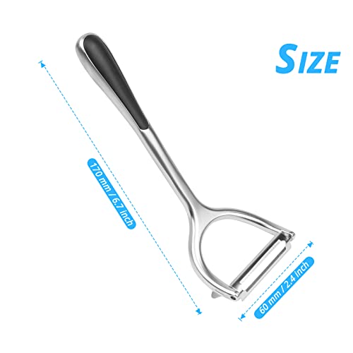 Sihuuu Vegetable Peeler Potato Peelers Y-type Fruit Peeler Stainless Steel Peelers with Sharp Durable Blades for Kitchen Peeling Potato Carrot Apple Fruits Vegetables Making Salads Veggie Noodles