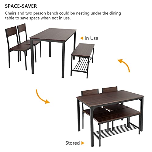 SDHYL GCCZ1008 Dining Room Sets, Brown