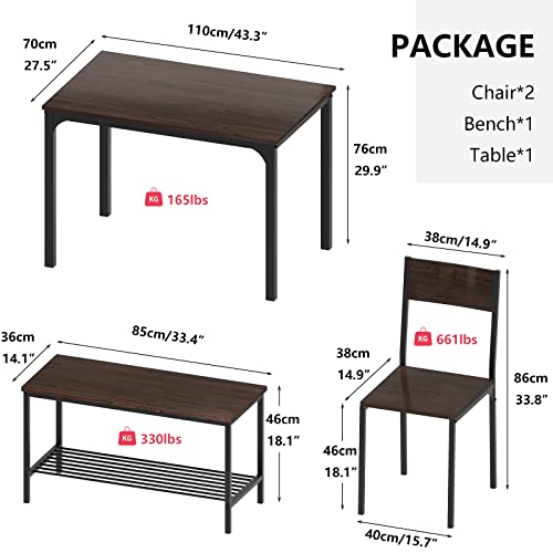 SDHYL GCCZ1008 Dining Room Sets, Brown