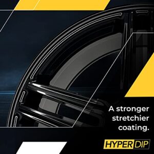 DipYourCar HyperDip Wheel Paint Kit, DIY Set of Rim Paint, Sprayable Automotive Dip Coat, Peelable Protection for Car Rims, Paint for Rims, Gloss Coat Spray - (Piano Black)