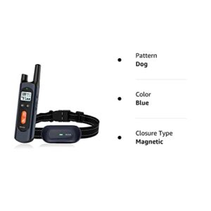 NVK Shock Collar, Dog Training Collar with Remote for Medium Large Dogs, Rechargeable Dog Shock Collar with Shock, Vibration, Beeps Modes, IPX7 Waterproof, Range up to 1600Ft