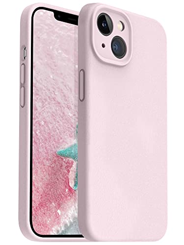 OTOFLY Designed for iPhone 13 Case, Silicone Shockproof [Full Covered Camera] Phone Case for iPhone 13 6.1 inch (Ice Pink)