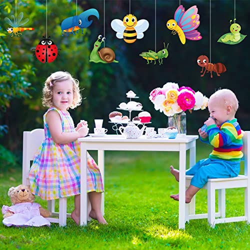 Pajean 45 Pcs Bugs Bulletin Board Cutouts Insect Bug Mini Accents Card Theme Summer Classroom Decoration Butterfly Bee for Early Childhood Teacher Student School Party Supplies